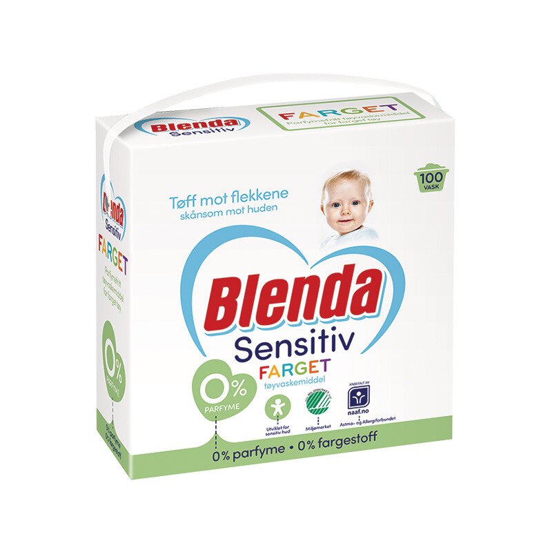BLENDA Tøyvask sensitiv farger 4,3 kg | BondeKompaniet