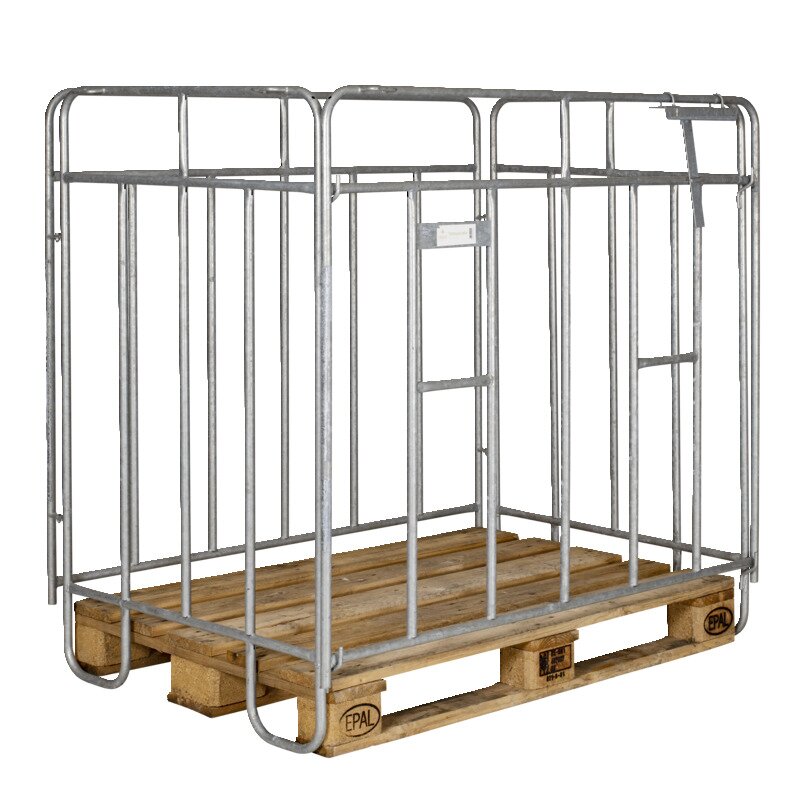 ESPEGARD Stativ for vedsekk på europall | BondeKompaniet