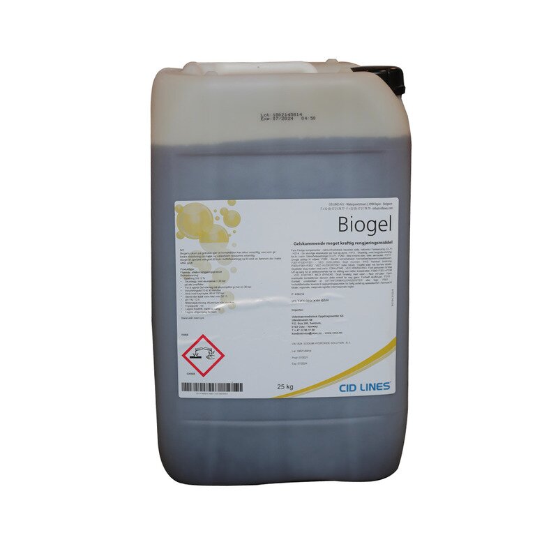 Biogel vaskemiddel 25 kg | BondeKompaniet