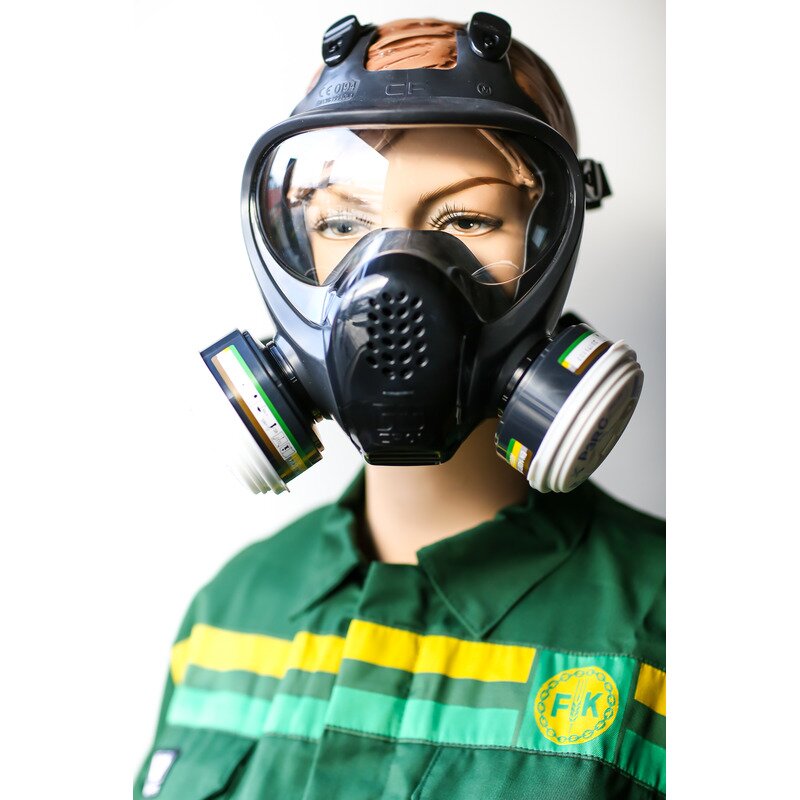 STS SHIGEMATSU Vernemaske komplett P3 filter helmaske CF01 | BondeKompaniet