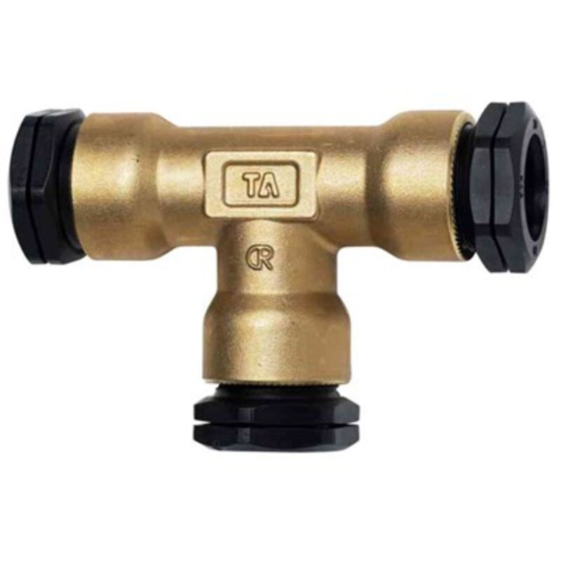 GELIA Kobling pem t-rør messing | BondeKompaniet