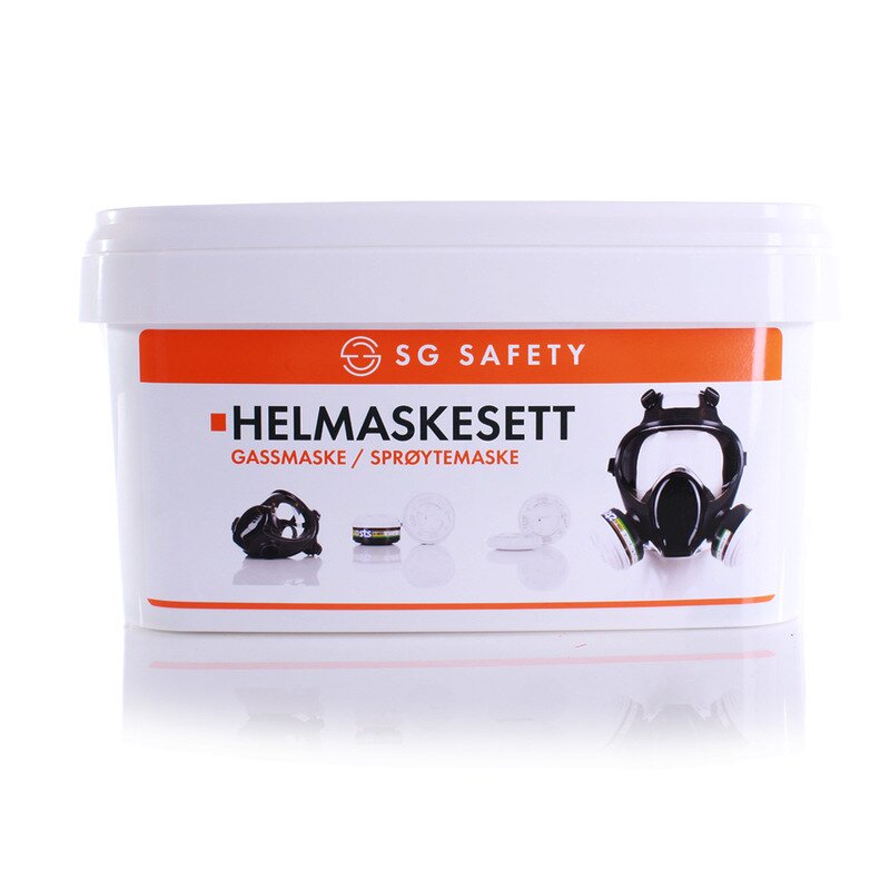 STS SHIGEMATSU Vernemaske komplett P3 filter helmaske CF01 | BondeKompaniet
