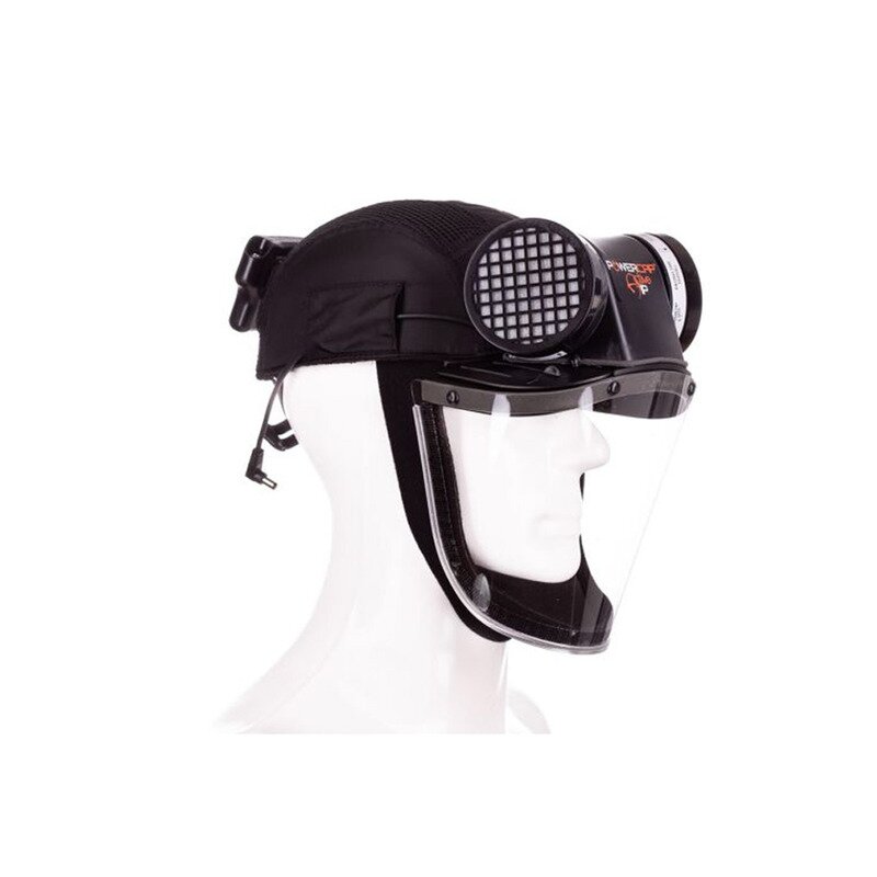 JSP PowerCap Active IP Friskluftsmaske 8t komplett med filter ...