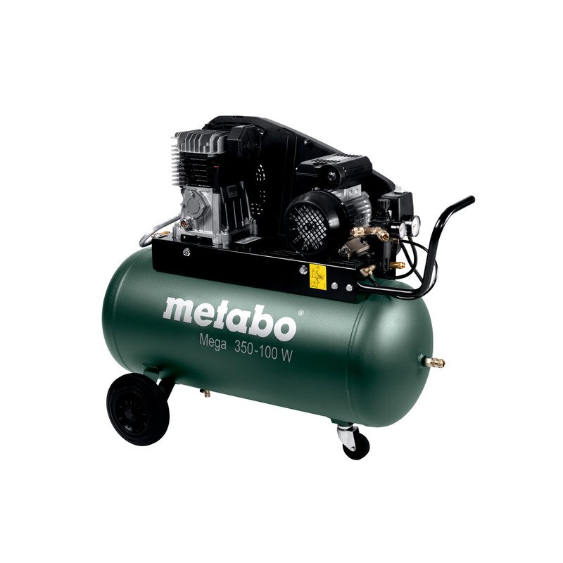 METABO Kompressor 90 liter 2200W Mega 350-100 W | BondeKompaniet