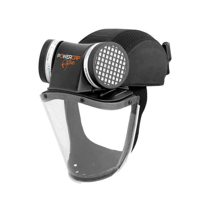 JSP PowerCap Active Friskluftsmaske 8t komplett med filter | BondeKompaniet