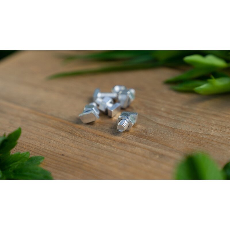 VITAVIA Profilbolt med mutter aluminium 10 stk | BondeKompaniet