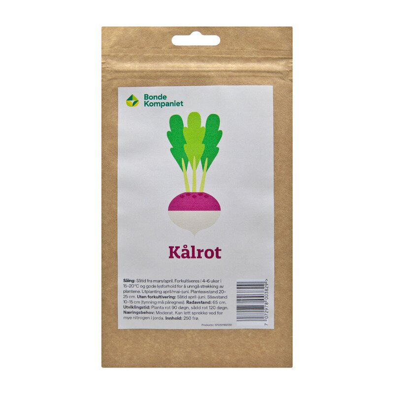 BONDEKOMPANIET Grønnsaksfrø kålrot Vigod | BondeKompaniet