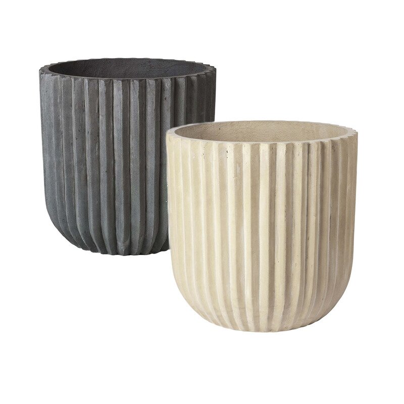 BROSTE COPENHAGEN Blomsterpotte Fiber Ø50xH50 cm | BondeKompaniet