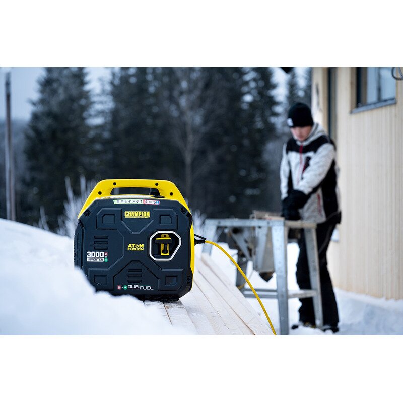 CHAMPION EUROPE Aggregat 3000W bensin/gass Mighty Fusion 9300i-DF ...