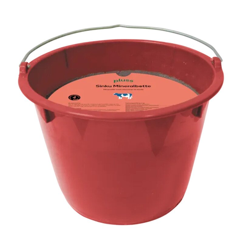 PLUSS Sinku Mineralbøtte 22,5 kg | BondeKompaniet