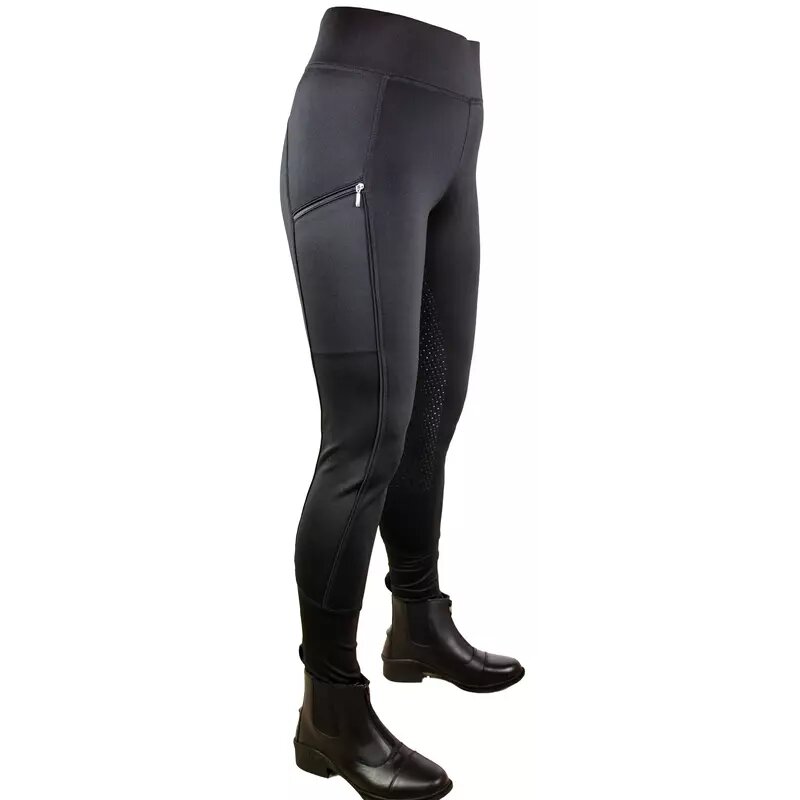 HEIMER Ridetights FS silikon barn svart | BondeKompaniet