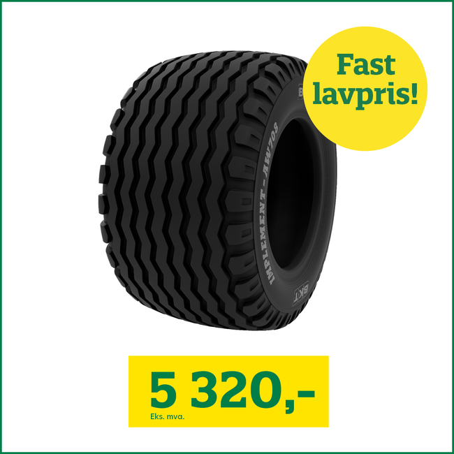 Fast lavpris på BKT hengerdekk på felg! | BondeKompaniet